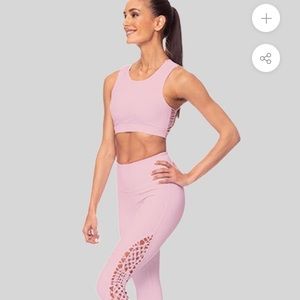 Vie Active | Tops | Nwt Vie Active Lacy Sport Bra Blush | Poshmark